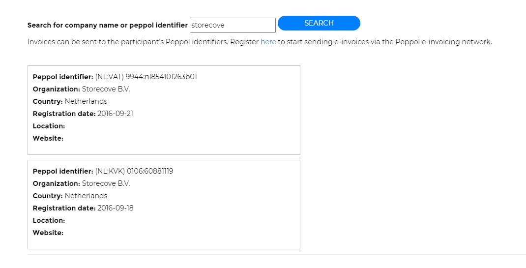 Peppol Directory | Use this Tool to Search who's on Peppol